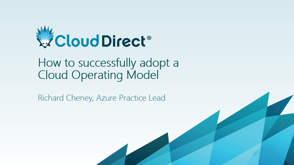How To Successfully Adopt A Cloud Operating Model Learning Hub