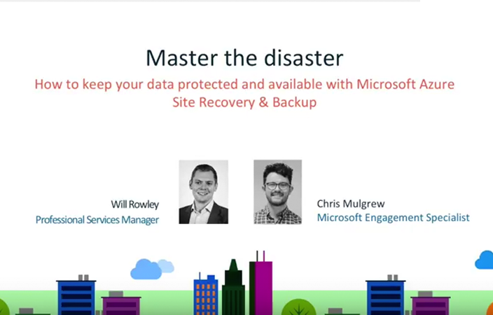 Master the disaster: How to keep your data protected and available with ...